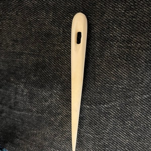 Large Two-eyed Bone Nalbinding Needle - Etsy
