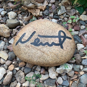 Actual Handwriting Rock Remembrance Gift in Memory of Personalized ...