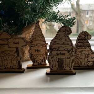 Christmas Personalised Gonk Decorations Place Names - Etsy UK