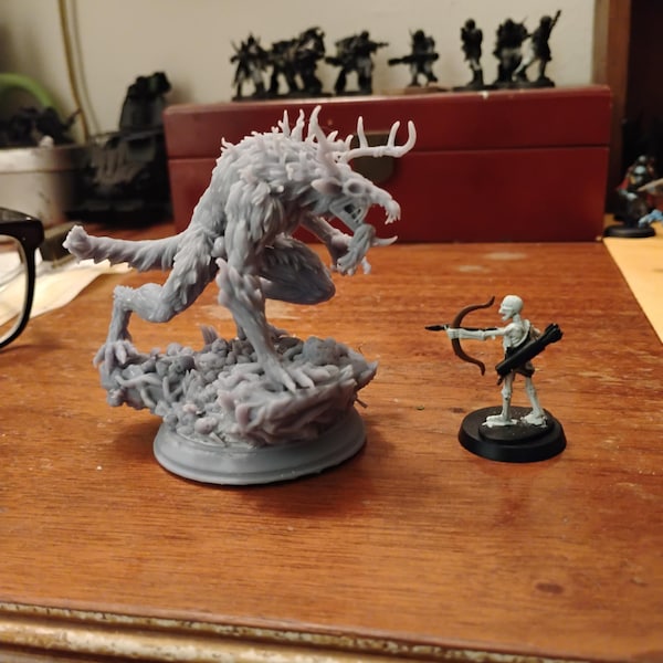 Scythe Warlock - Female Elf Witch - Necromancer Woman - Dnd Mini - Etsy