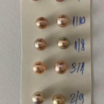 9.5-15mm Large Rainbow Color Edison Pearl, Large Metallic Candy Color ...