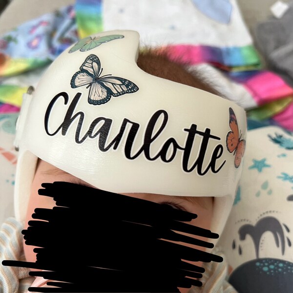 Cranial Helmet Decals Baby Boy Doc Band Decals Vinyl Helmet Decoration ...