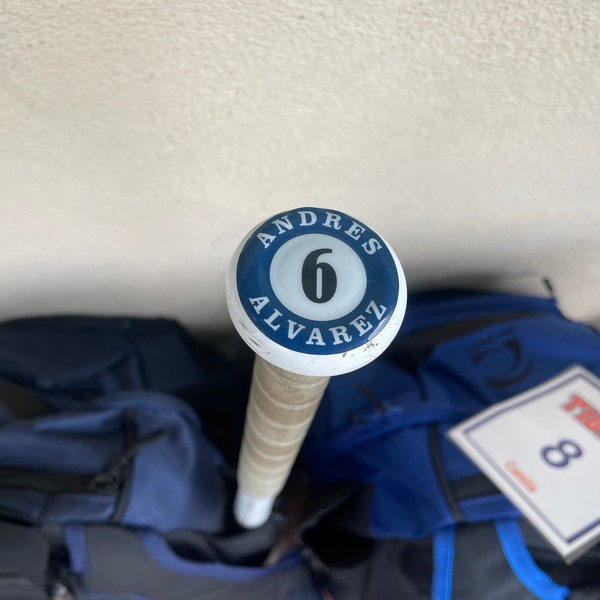 Personalized Baseball Bat Knob Decals, Team Name, Number & Colors - Etsy