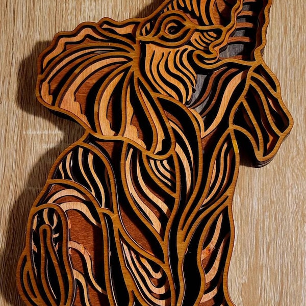 Lily Flower Multilayer SVG/ Lily Flower CNC File/ Cricut File / Cutting ...