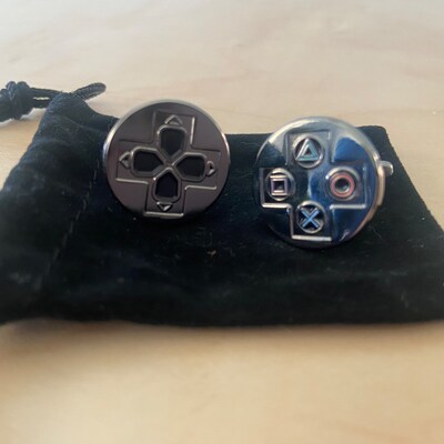 NES Controller Cufflinks, Nintendo Tie Clip, SNES Men's Jewelry, Tie ...