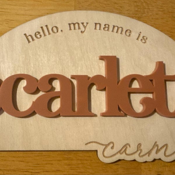 Custom-modern Traditional Korean Dohl Tower Wood Sign - Baekil 백일 100th ...