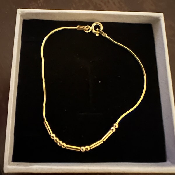 14K Gold Filled Morse Code Bracelet, Personalized Message Jewelry - Etsy