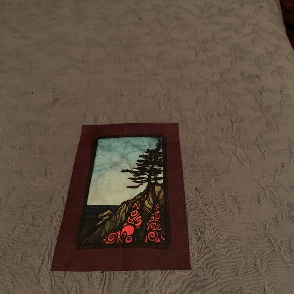 Fabric Patch: Tree, Recycled Polyester, Iron & Sew on Applique Fabric ...