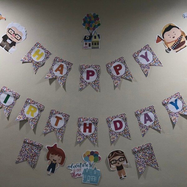 Happy Birthday Banner. BLUE PRINTABLE Banner. BLUE Happy Birthday Diy ...