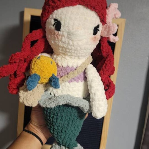 The Original Merbabies Amigurumi Pattern, Crochet Merbaby Plushie ...