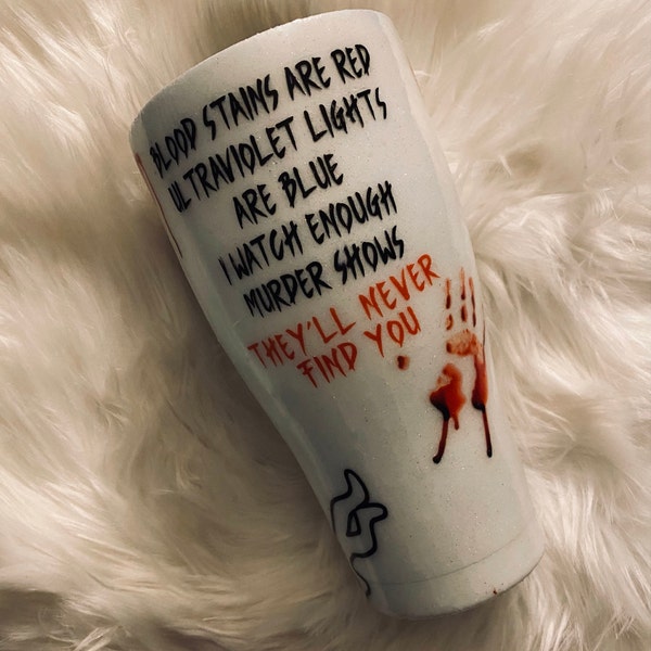 True Crime Poem SVG True Crime SVG True Crime Tumbler Quote SVG - Etsy