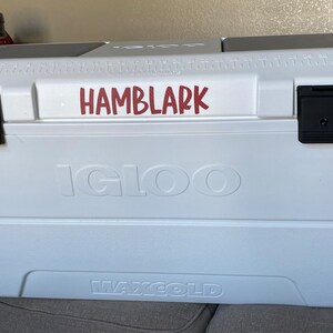 Custom Decal Name Tag for Your Cooler or TUMBLER Make Your Own - Etsy