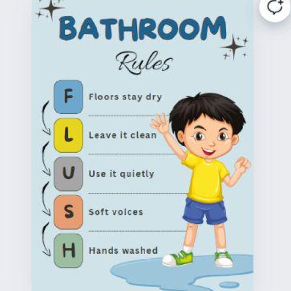 Flush Toilet Paper Digital Poster in JPG File - A3 + "flush Toilet ...