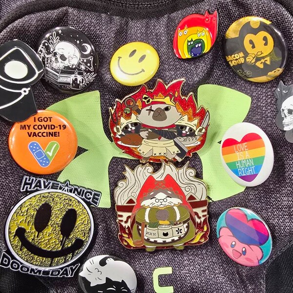 STARSET - ECHO UNIT 2.0 - Glow in the Dark Enamel Pin - Etsy