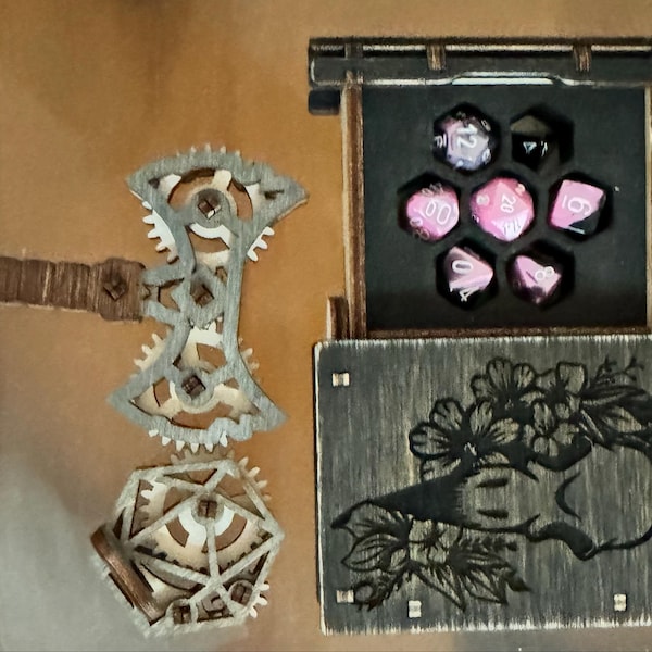 The Mini Poly Dice Tome WITH Free Mini Dice Set. - Etsy