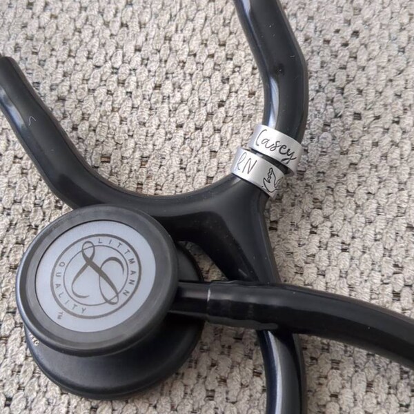 Stethoscope Name Tag, Custom Stethoscope Tag, Stethoscope Charm ...
