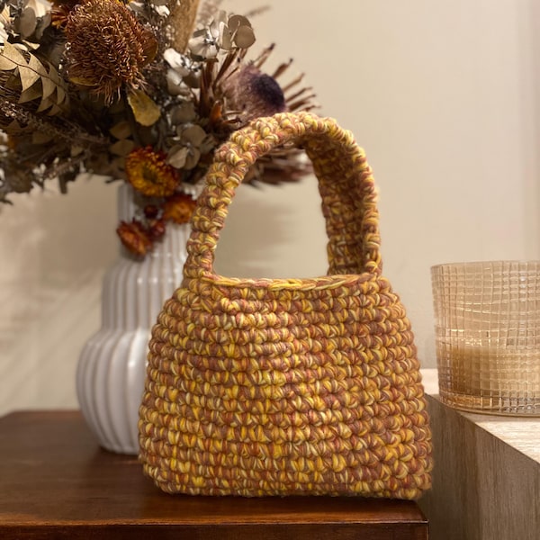 Crochet Easy Mini Bag Written Pattern (PDF) - Etsy