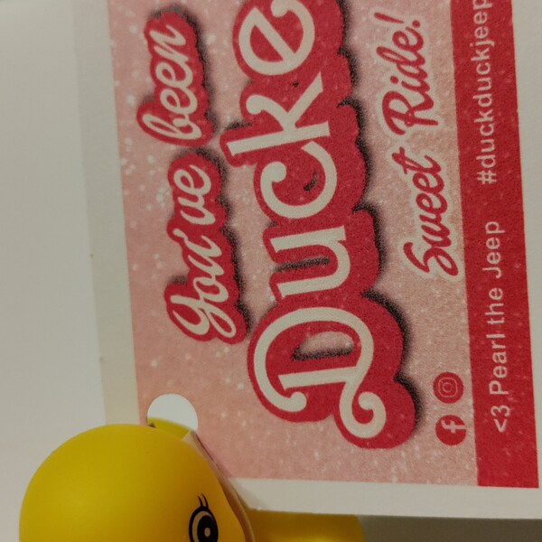 You've Been Ducked Tags. Download Printable JPG and PDF. Includes Svg ...