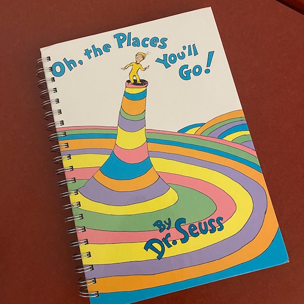 Oh, the Places You'll Go Recycled Journal – A Whimsical Graduation ...