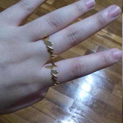 Milf MATURE Ring Stackable Sterling Silver Word Ring Gold - Etsy