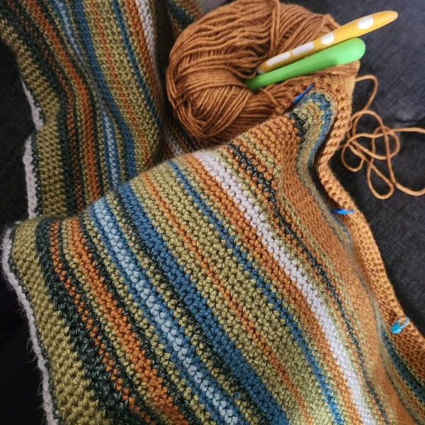 Temperature Blanket Crochet Pattern | Color Chart Tutorial | Printable ...