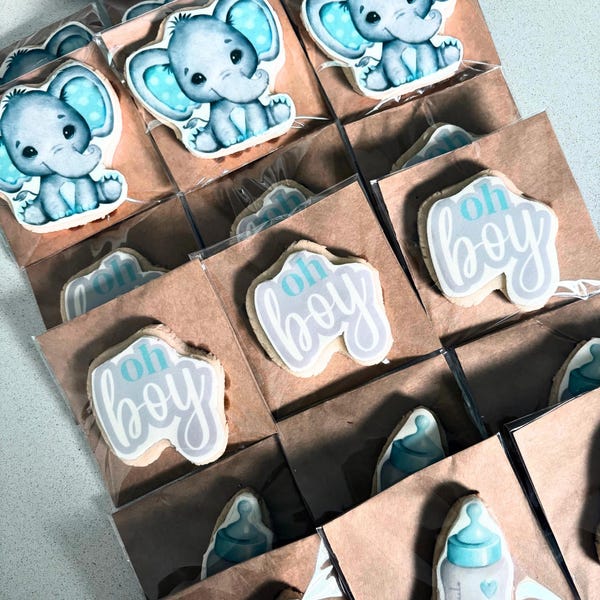 Boy Elephant Clip Art, Watercolor Very Cute Little Peanut, Blue Gray ...