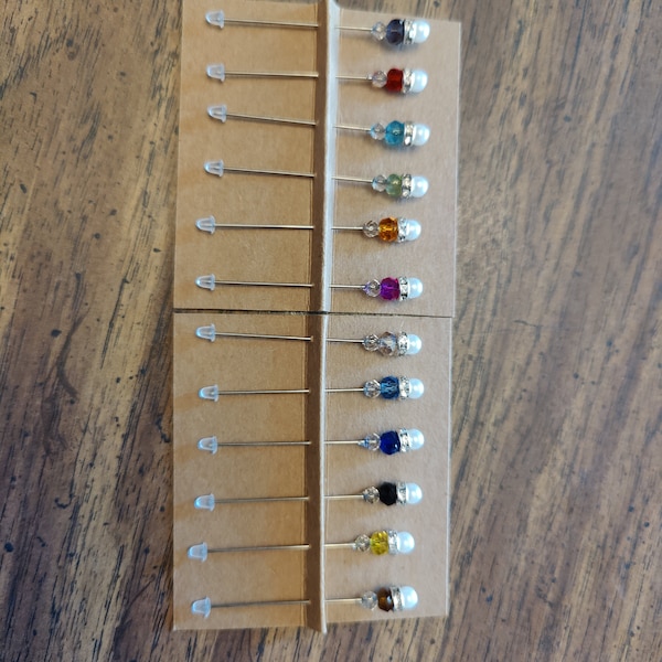 Striped, Round, Counting Pin, Pin, Beads, Decorative, Cross Stitch ...