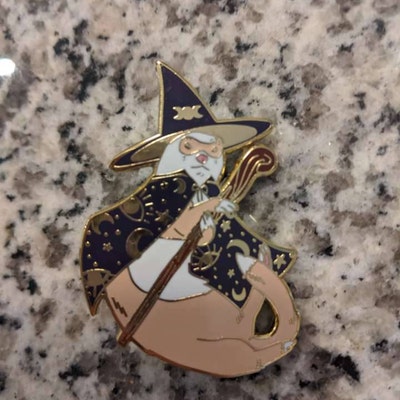 Wizard Ferret Hard Enamel Pin - Etsy
