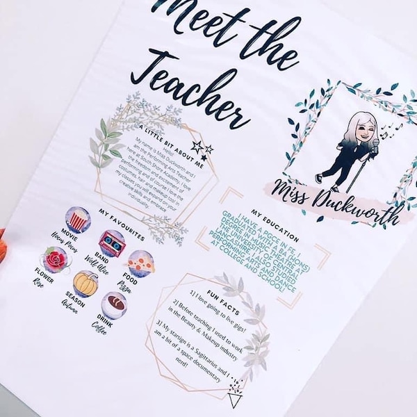 Meet the Teacher EDITABLE Template, Back to School Welcome Letter ...