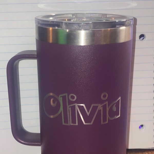 Customizable Power Pink YETI Ramblers-laser Engraved - Etsy