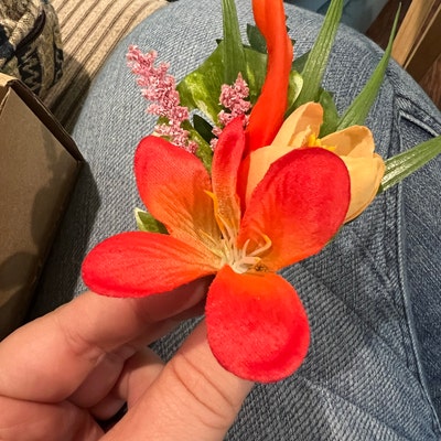 White Wedding Cake Topper With Bird of Paradise / Tropical White ...