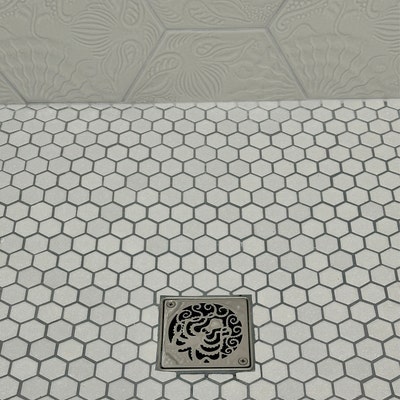 4.25 Inch Shower Drain Classic Scrolls No. 4 by Designer Drains - Etsy