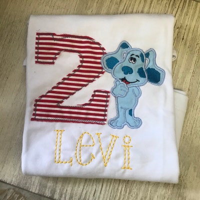 Blue Clues Embroidery Applique Design - Etsy
