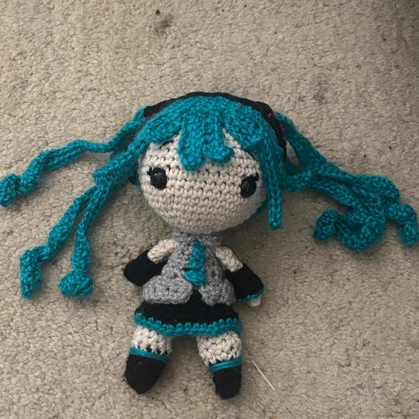 PDF: Hatsune Miku Inspired Amigurumi Doll - Crochet Pattern by ...