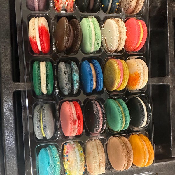 25 Pack Grape French Macarons - Etsy