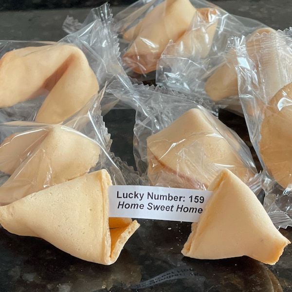 50 Personalized Fortune Cookies | Use Your Own Messages | Individually ...