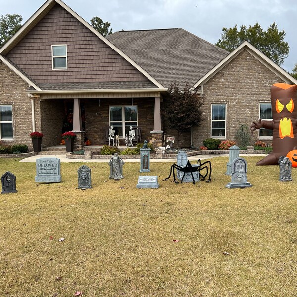 Evil Soul Studios LIFE SIZE Vintage Series Rest Gently Tombstone ...