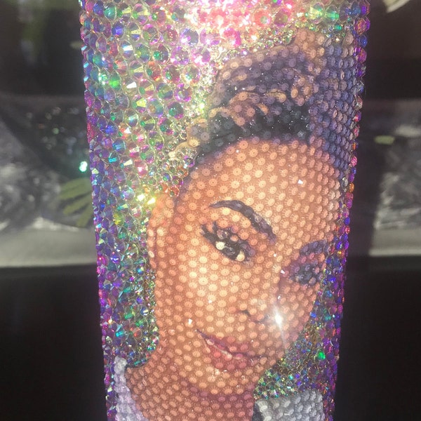Custom Rhinestone Tumbler/personalized Tumbler/ Bling Cup/sparkling ...