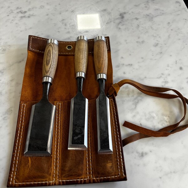 4-piece Timber Frame Chisel Set, Sharp Blade. Woodworking Tools. Hand ...