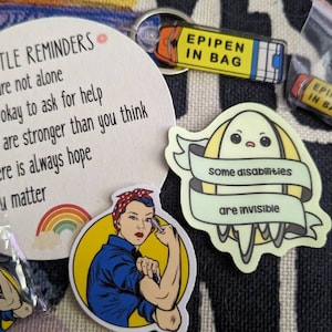 SPINNING ENAMEL PIN Autism Pin, Nonverbal Pin, Mental Health Pin ...