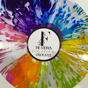 Signature Vinyl Record Sticker for Wedding Guest Book - Etsy