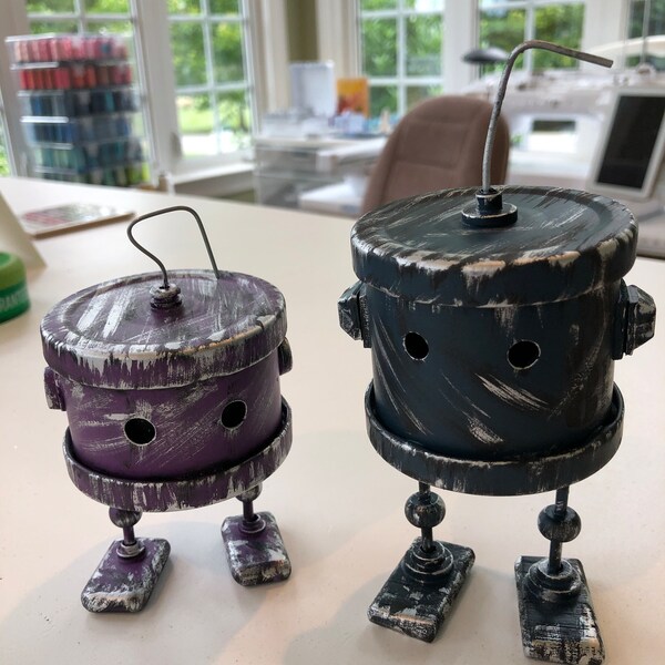 Robot. Green 318 Block Bot. Limited Edition. - Etsy