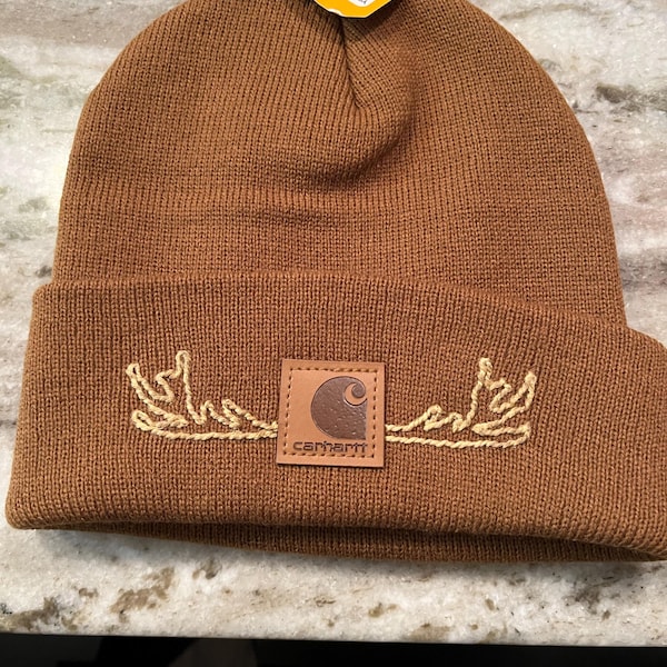 Embroidered Hat Stick and Stitch, Beanie Embroidery Pattern, Clothing ...