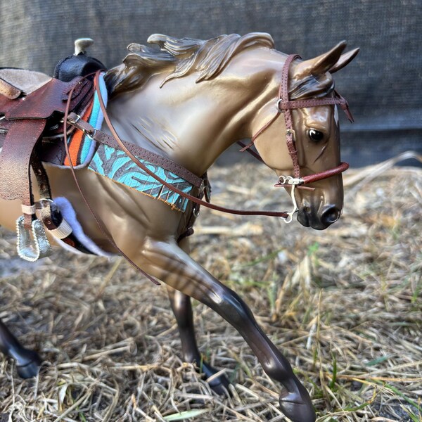 1:9 Scale Tooled Dressage English Saddle for Model Horses - Etsy