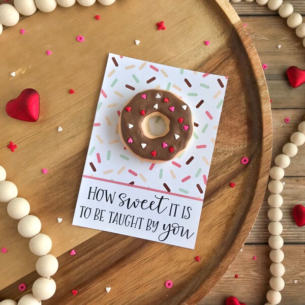 Printable Mini Cookie Card - 3.5" X 5" Happy Valentine's Day Teacher ...