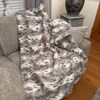 Raynard Faux Fur Throw, Fake Fur Blanket for Bed or Sofa, Double Sided ...