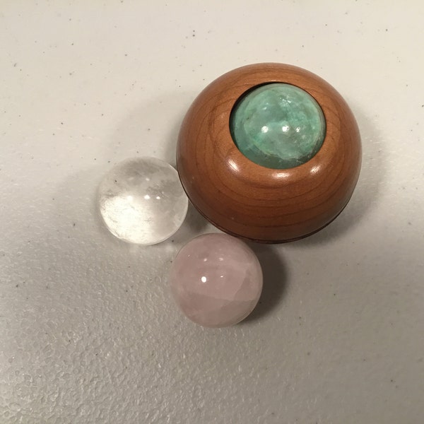 Garnierite Sphere | Polished Green Moonstone Crystal Ball (30mm) - Etsy