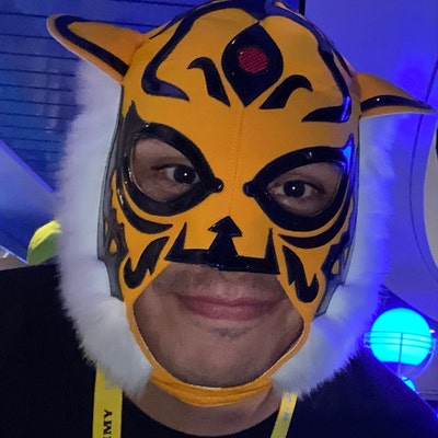 REAL PRO Tiger Mask Wrestling Mask Luchador Costume Wrestler - Etsy