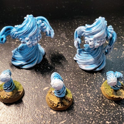 Small Water Elemental Resin Miniature Dnd Miniatures - Etsy