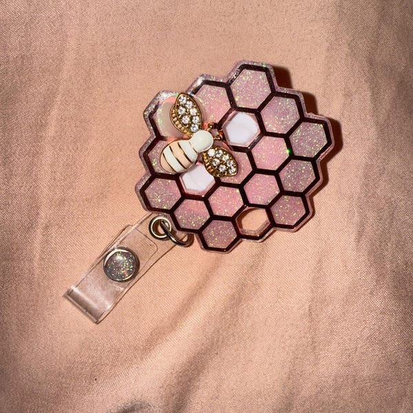 Shaker Baby Bottle Badge Reel/ 3D Badge Reel/ Floating Badge Reel - Etsy